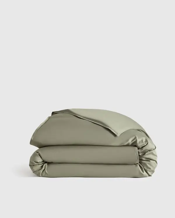 Quince Bamboo Duvet Cover - Sage