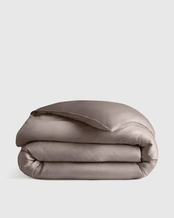 Quince Bamboo Duvet Cover - Stone