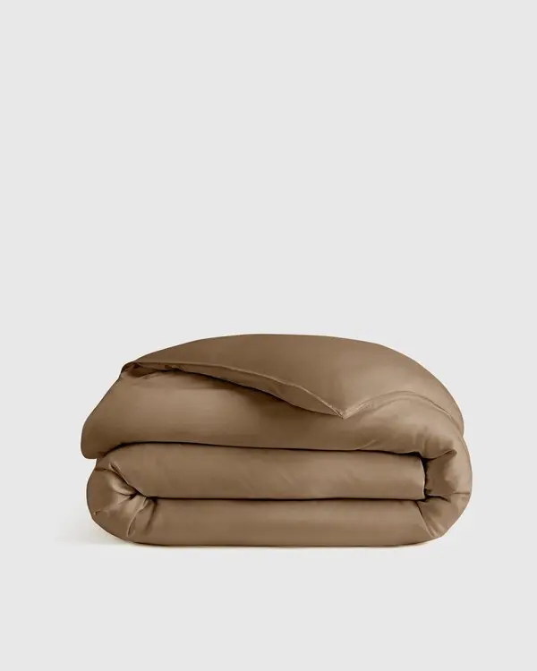 Quince Bamboo Duvet Cover - Walnut