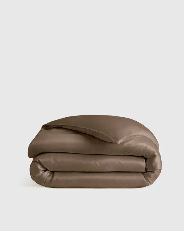 Quince Bamboo Duvet Cover - Walnut