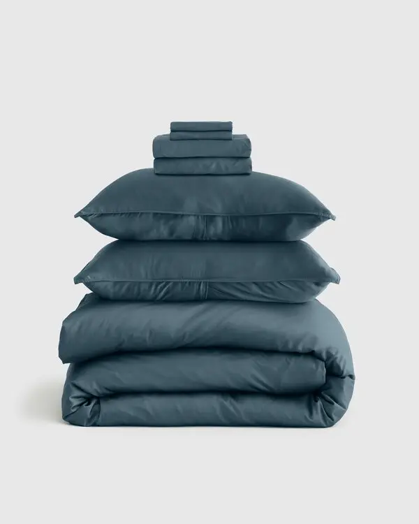 Quince Bamboo Deluxe Bedding Bundle - Nightfall