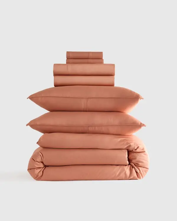 Quince Bamboo Deluxe Bedding Bundle - Sedona