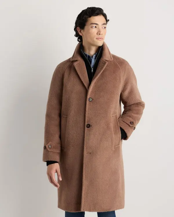 Quince Alpaca-wool Overcoat - Rustic Brown
