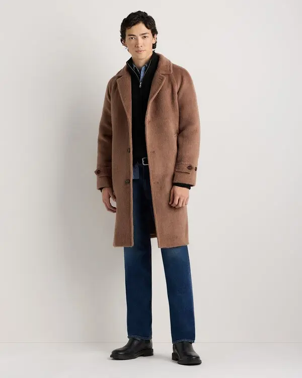 Quince Alpaca-wool Overcoat - Rustic Brown
