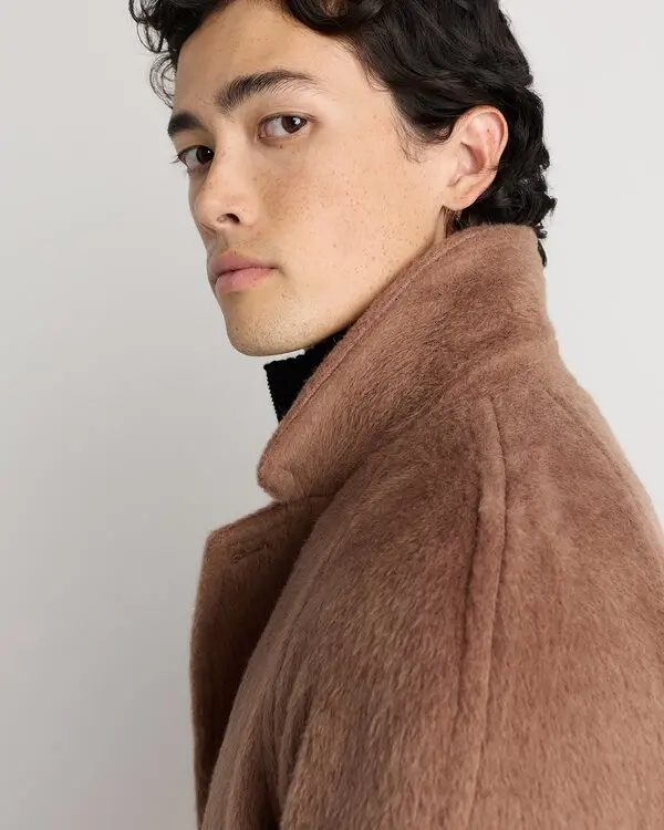 Quince Alpaca-wool Overcoat - Rustic Brown