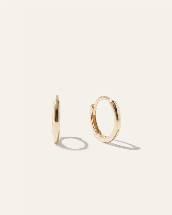 Quince 14k Gold Huggie Earring - Yellow Gold