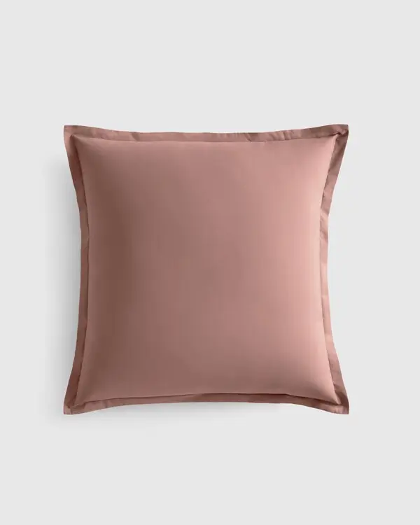 Quince Organic Crisp Percale Sham - Fig