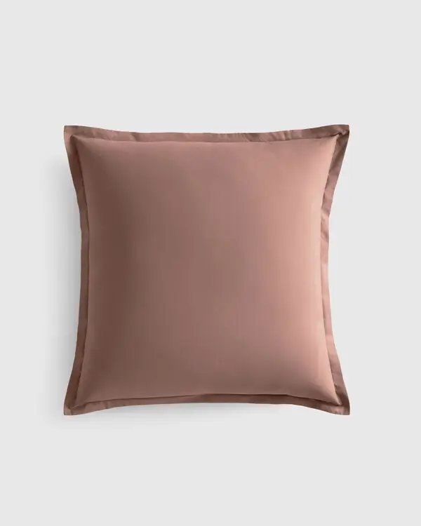 Quince Organic Crisp Percale Sham - Fig