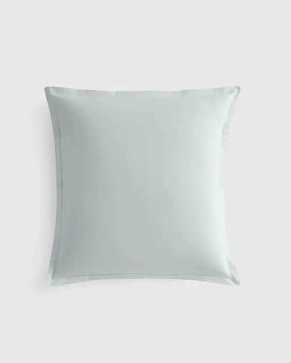 Quince Organic Crisp Percale Sham - Mist
