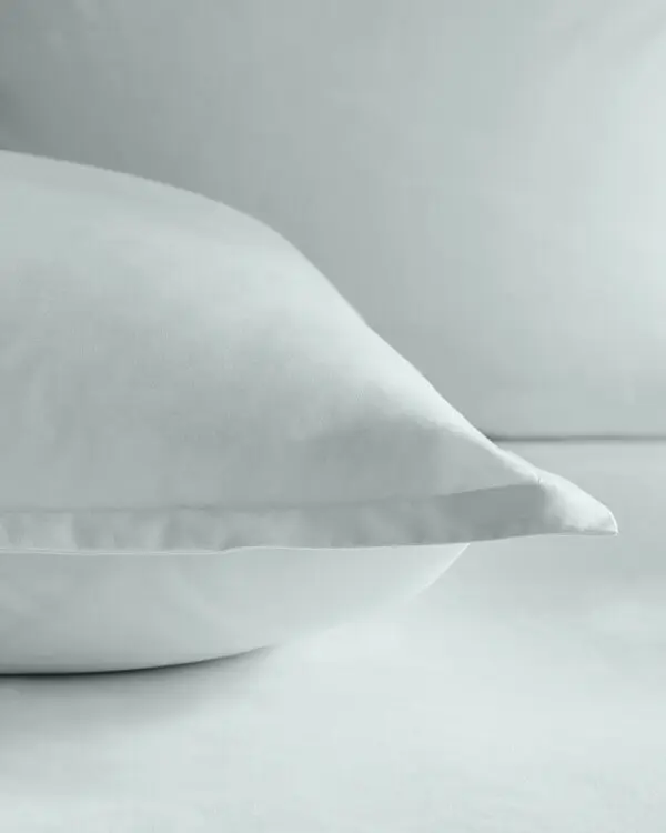 Quince Organic Crisp Percale Sham - Mist