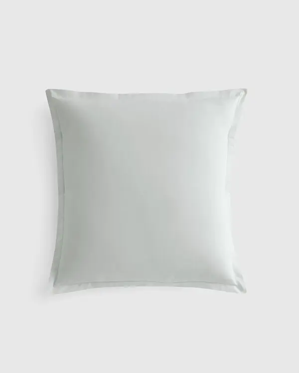 Quince Organic Crisp Percale Sham - Mist