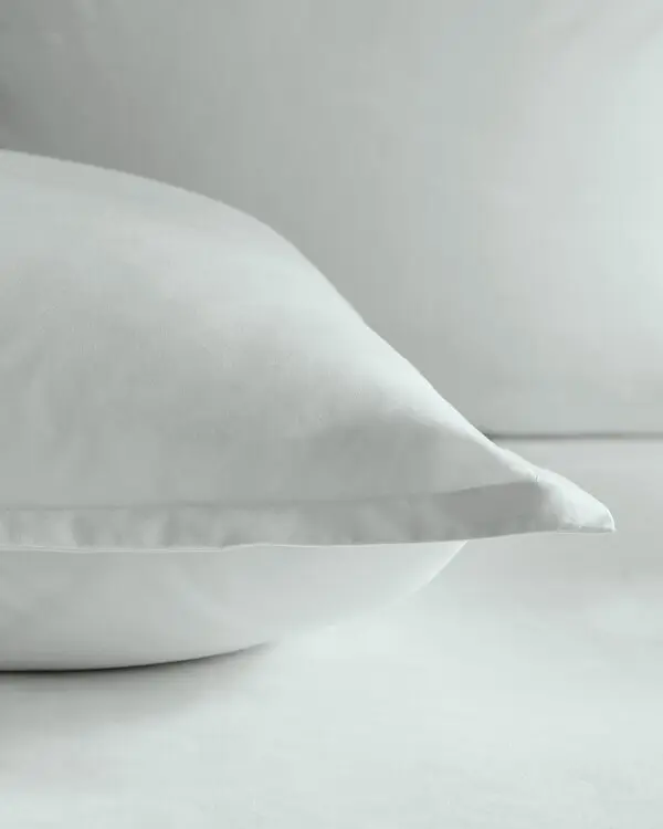 Quince Organic Crisp Percale Sham - Mist