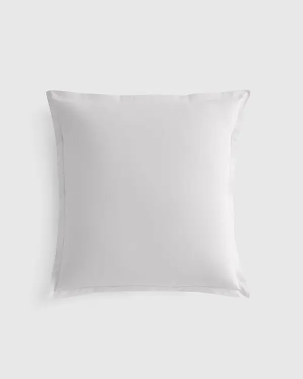 Quince Organic Crisp Percale Sham - White