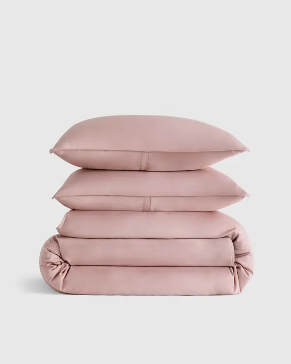Quince Bamboo Duvet Cover Set - Fig