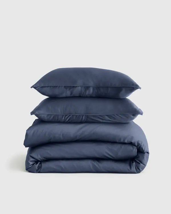 Quince Bamboo Duvet Cover Set - Nightfall