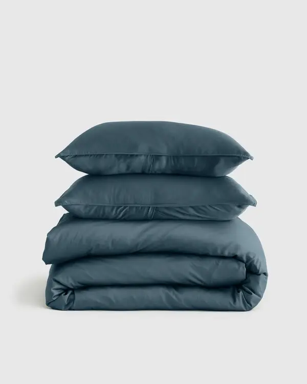 Quince Bamboo Duvet Cover Set - Nightfall