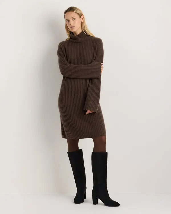 Quince Suede Block Heel Boots