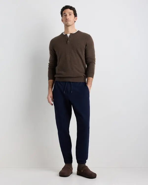 Quince Waffle Knit Joggers