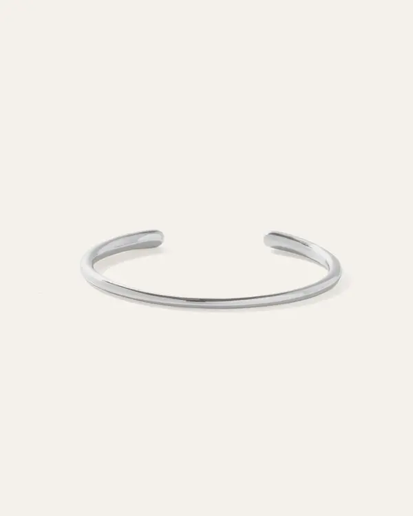 Quince Open Contour Cuff Bracelet - Sterling Silver