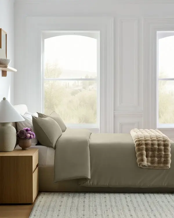Quince Sateen Comforter Set - Dried Sage