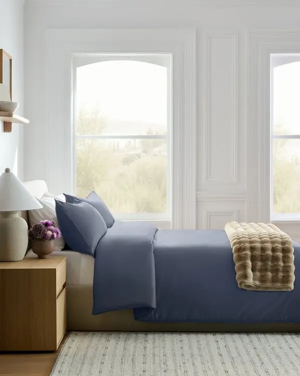 Quince Sateen Comforter Set - Mineral