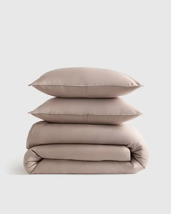 Quince Sateen Comforter Set - Stone