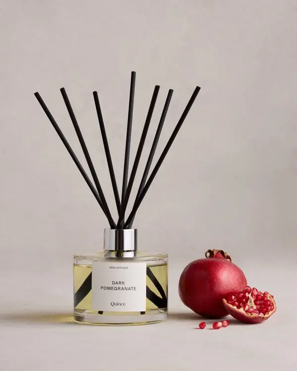 Quince Dark Pomegranate Reed Diffuser, Reed Diffuser Oil - One-color