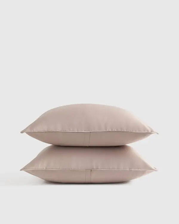 Quince Sateen Sham Set - Stone