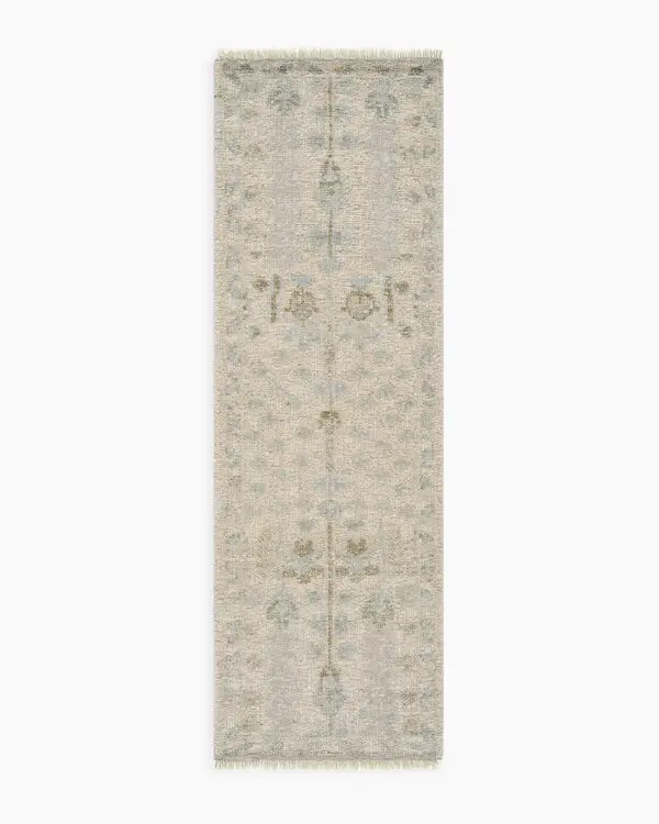 Quince Fern Hand-knotted Wool Rug - Neutral