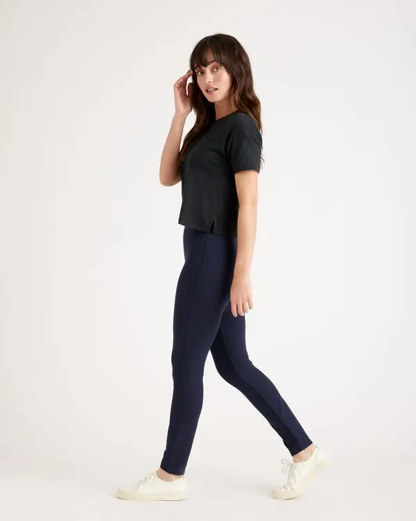 Quince Ultra-stretch Ponte Skinny Pants Tall - Navy