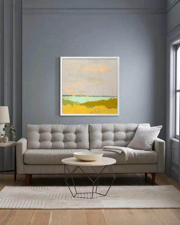 Quince Cote D'azur Andrea Stokes, Wood Frame - White