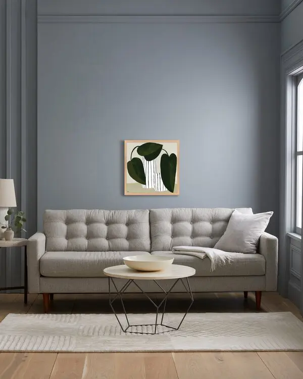 Quince Two Striped Vases Marco Marella, Wood Frame - Oak