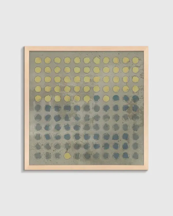 Quince Circling The Square 1 Jacques Pilon, Wood Frame - Maple
