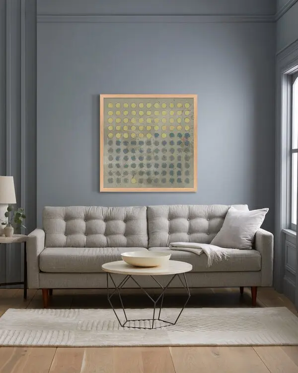 Quince Circling The Square 1 Jacques Pilon, Wood Frame - Oak