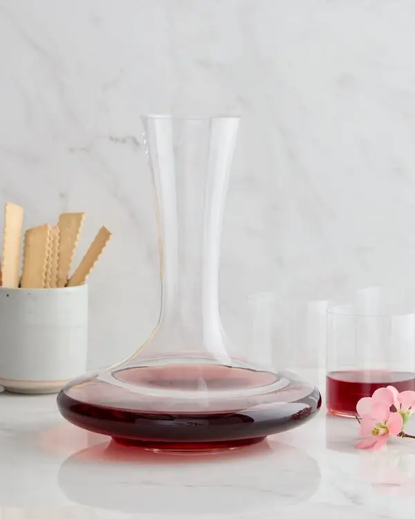 Quince Mouth Blown Wine Decanter - Glass