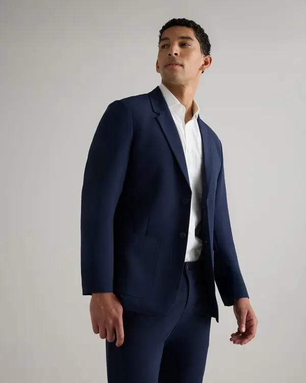 Quince Performance Stretch Technical Blazer - Deep Navy