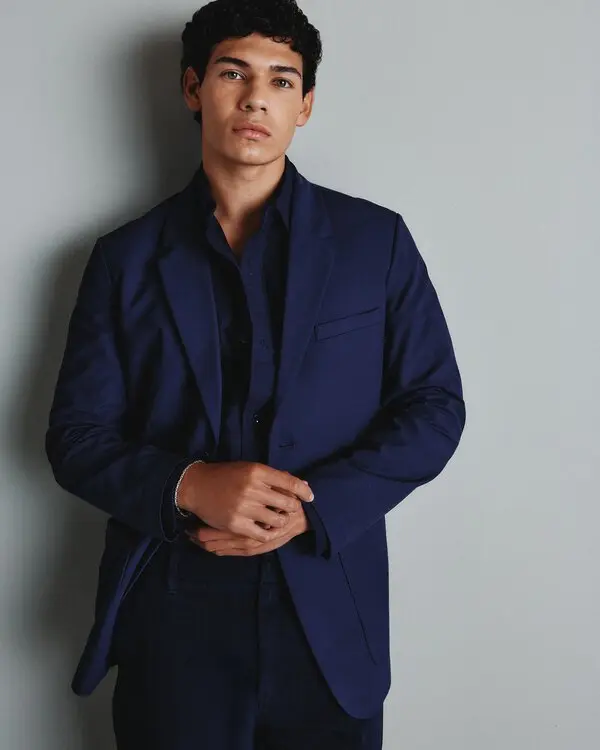 Quince Performance Stretch Technical Blazer - Deep Navy