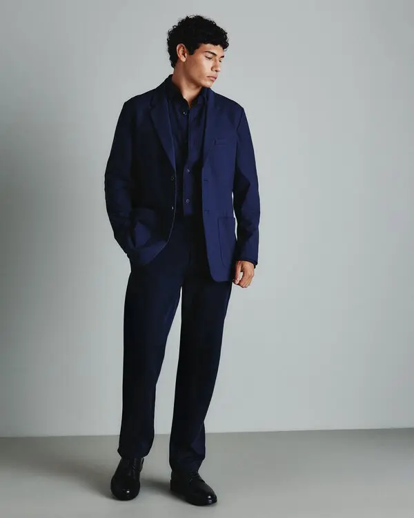 Quince Performance Stretch Technical Blazer - Deep Navy