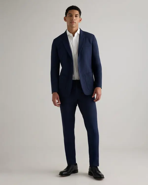 Quince Performance Stretch Technical Blazer - Deep Navy