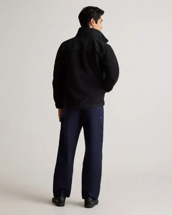 Quince Polar Fleece Full-zip Jacket - Bold Black