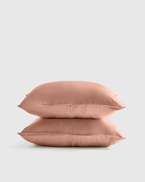Quince Bamboo Sham Set - Clay
