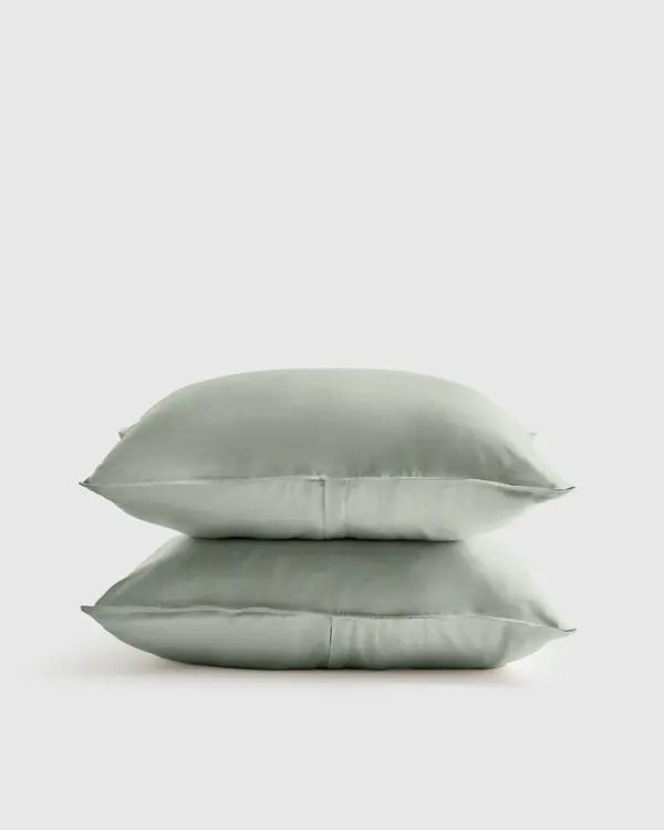 Quince Bamboo Sham Set - Eucalyptus