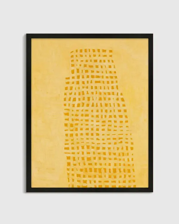Quince Gold Tower Stephanie Dennis, Wood Frame - Black