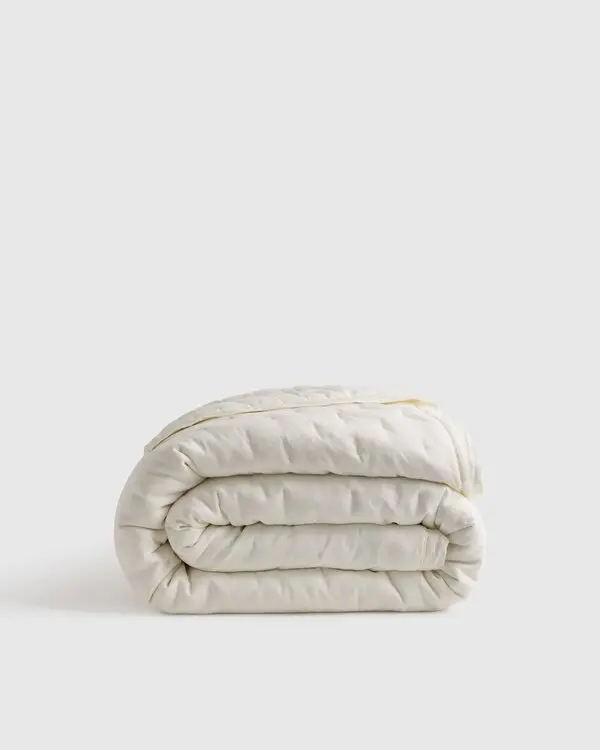 Quince European Linen Dream Quilt - Ivory