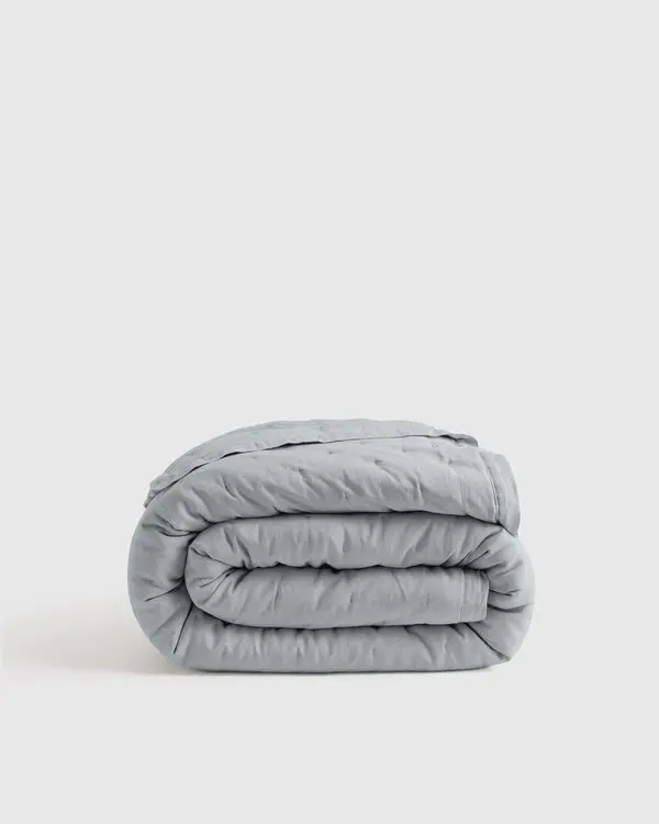 Quince European Linen Dream Quilt - Mist