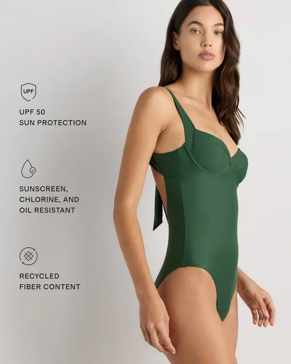 Quince Italian Underwire One-piece Swimsuit