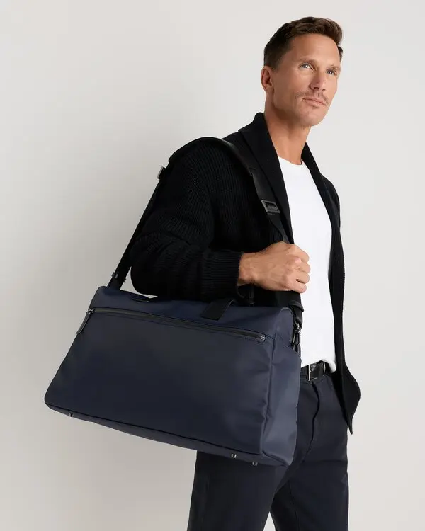 Quince Voyage Nylon Travel Duffle - Navy