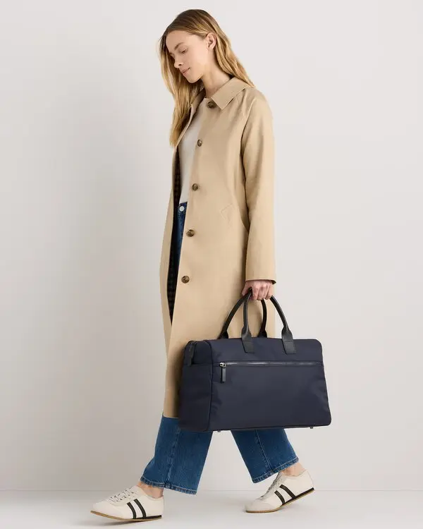 Quince Voyage Nylon Travel Duffle - Navy