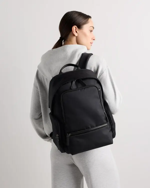 Quince Voyage Nylon Commuter Backpack - Black