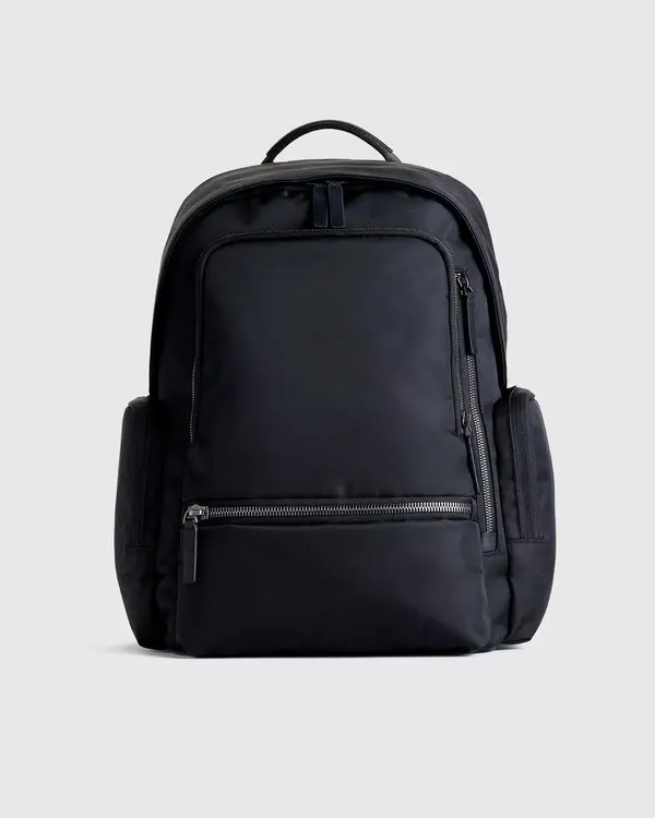 Quince Voyage Nylon Backpack - Black